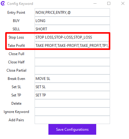 How to define SL & TP? - Telegram Signal Copier