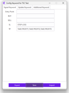How to Set the Config Keyword in Telegram Signal Copier?