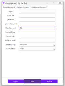How to Set the Config Keyword in Telegram Signal Copier?