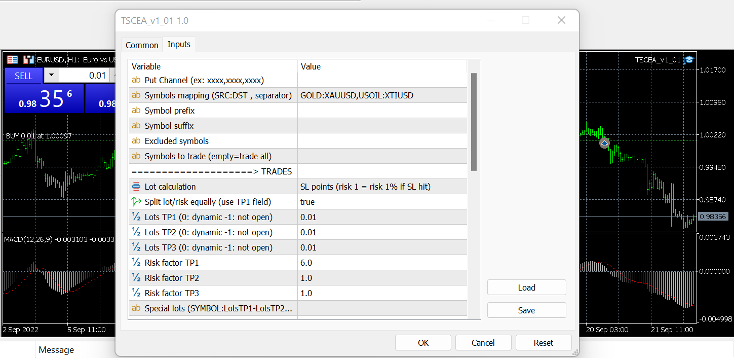 Can I Have A Fixed Risk Percentage For Multiple Tp Only With Tsc
